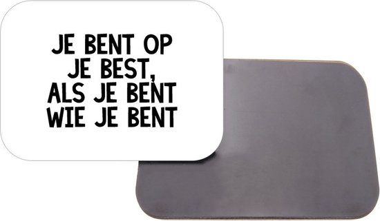 Magneet Met Opdruk | 5x7 cm | Geschenk | Koelkastmagneet | Je bent op ...