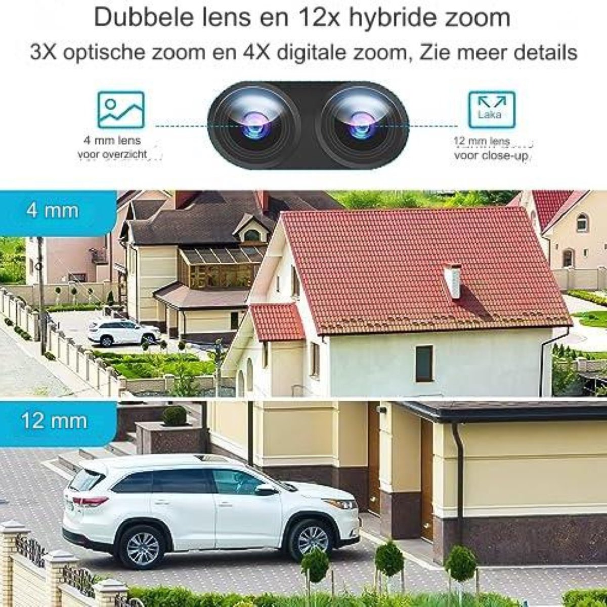 Camerabewaking Draadloos - Beveiligingscamera Draadloos Buiten - Camerabewaking Voor... | bol