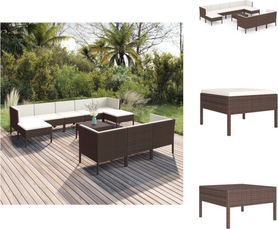 vidaXL Loungeset - Loungesets - Lounge Set - Lounge Sets - 11-delige ...