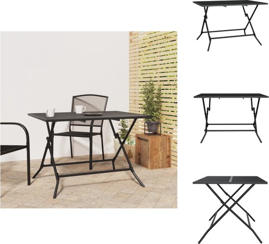 vidaXL Inklapbare Tuintafel - Inklapbare Tuintafels - Tuintafel ...