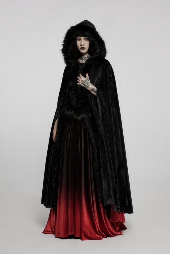 Punk Rave - Gothic Tales Cape/Mantel/Poncho - Zwart | bol