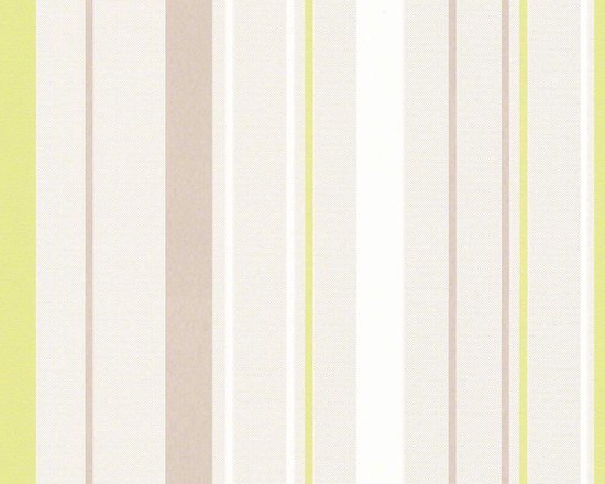 STREPEN BEHANG | Modern - beige creme groen - A.S. Création Selina ...