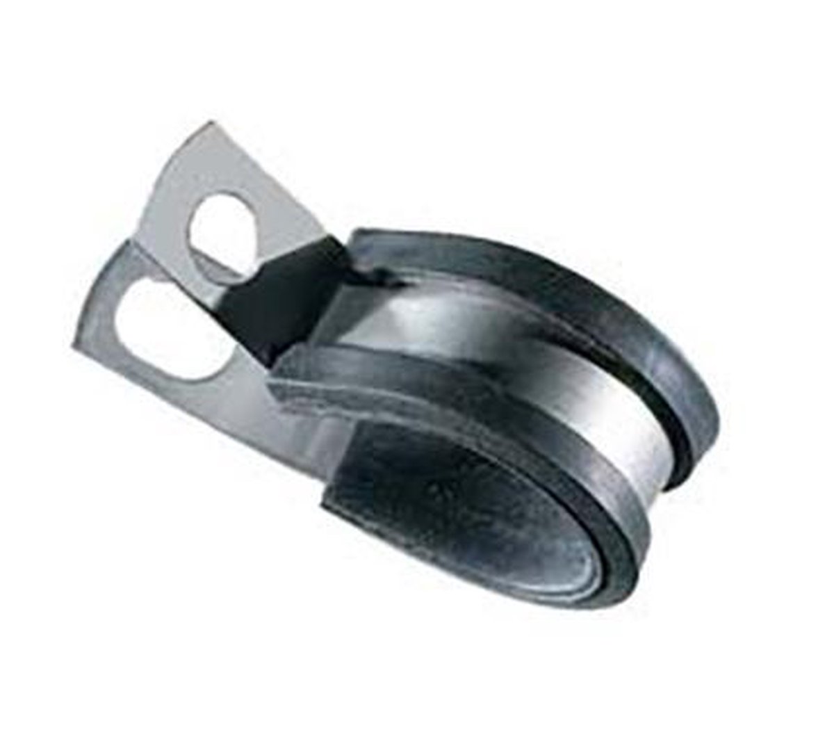 Kabel klemmen RVS met zwart rubber (12.7mm²) 12.7mm 10 stuks (AM403502 ...