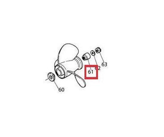 Aftermarket (Yamaha/Parsun) Spacer (REC689-45997-00) | bol