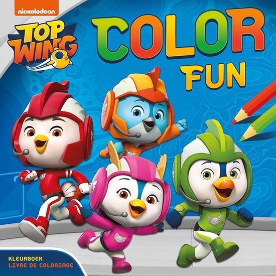Nickelodeon Kleurboek Top Wing Color Fun | bol