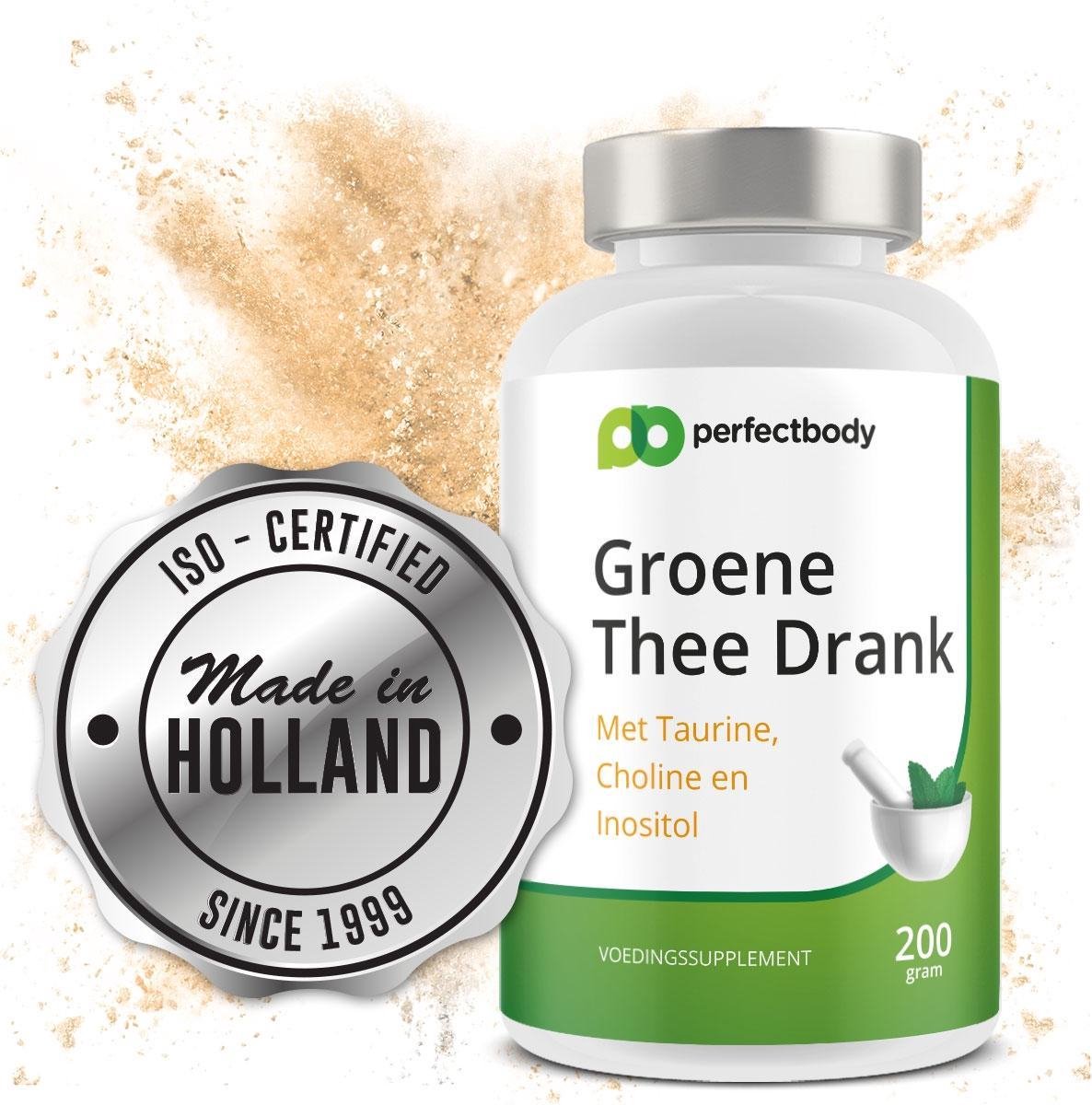 Groene Thee Extract Poeder - 200 Gram - PerfectBody.nl | bol.com