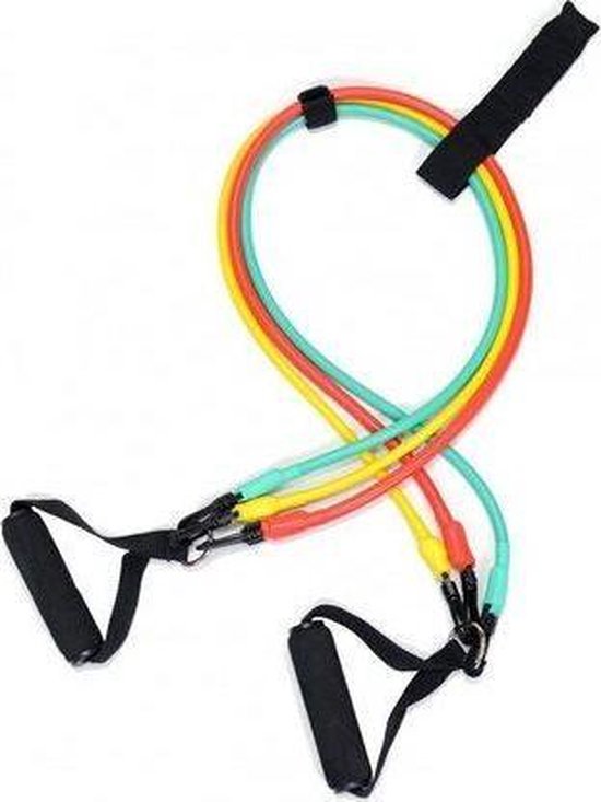 Expander set - Compleet | Professionele fitness tubes | 3 Weerstanden ...