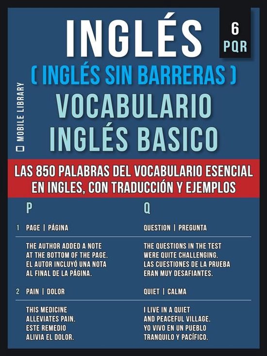 Vocabulario Ingles Basico 6 - Inglés (Inglés Sin Barreras) Vocabulario ...