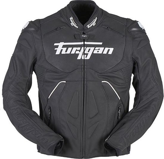 Furygan Raptor Evo Black White Leather Motorcycle Jacket L | bol.com