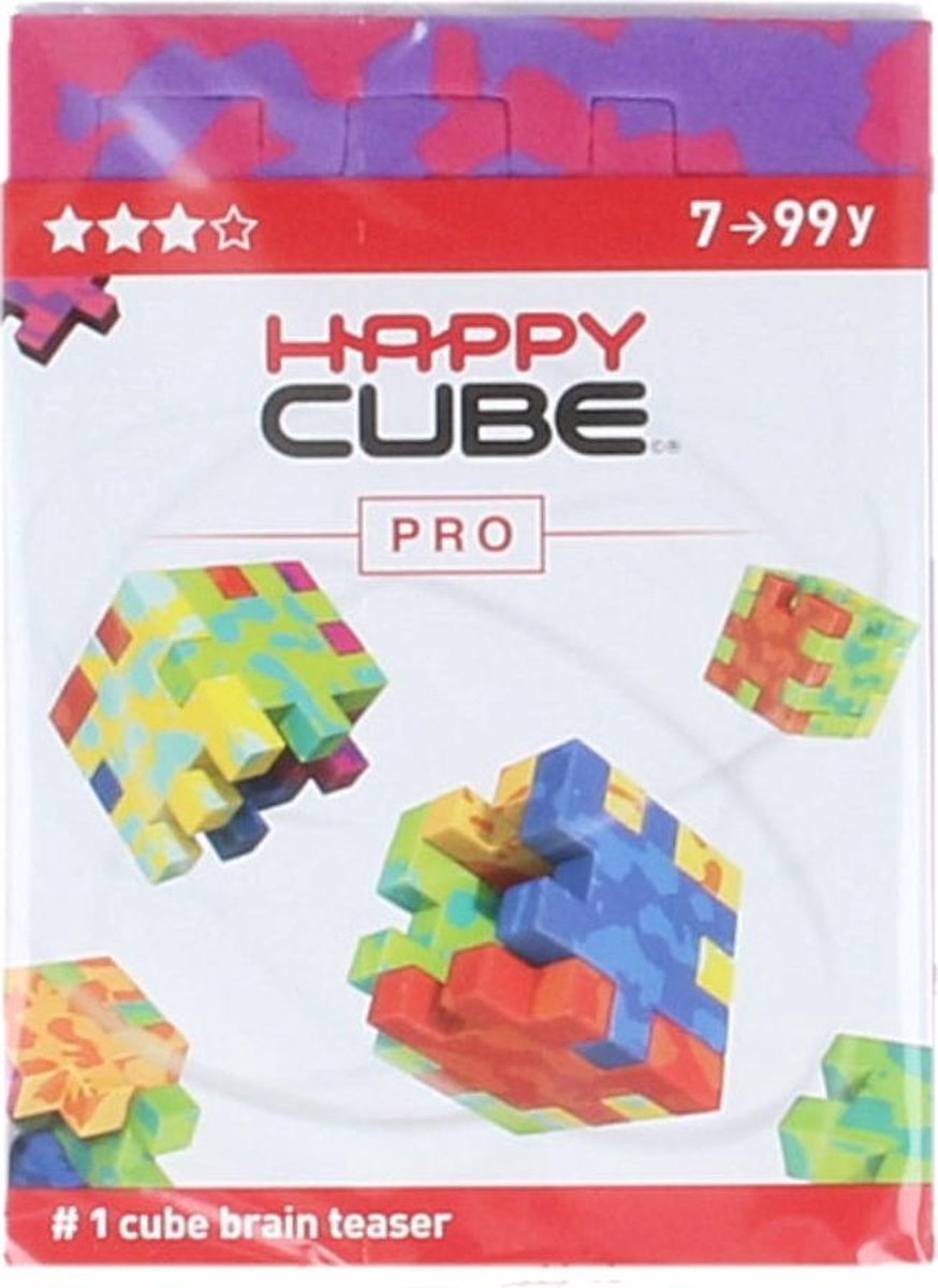 Happy Cube Pro Puzzel Paars/Roze | bol