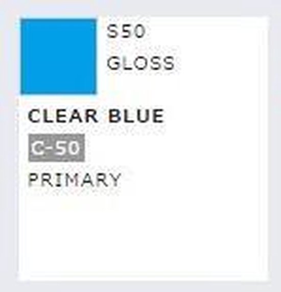 Mrhobby - Mr. Color Spray 100 Ml Clear Blue (Mrh-s-050) - modelbouwsets ...