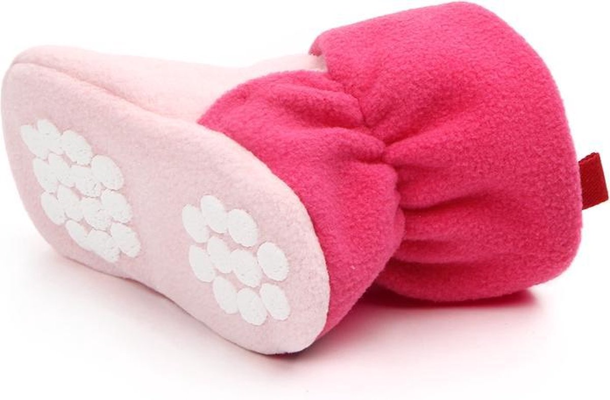 roze-babysloffen-katoen-maat-21-zachte-zool-12-tot-18-maanden