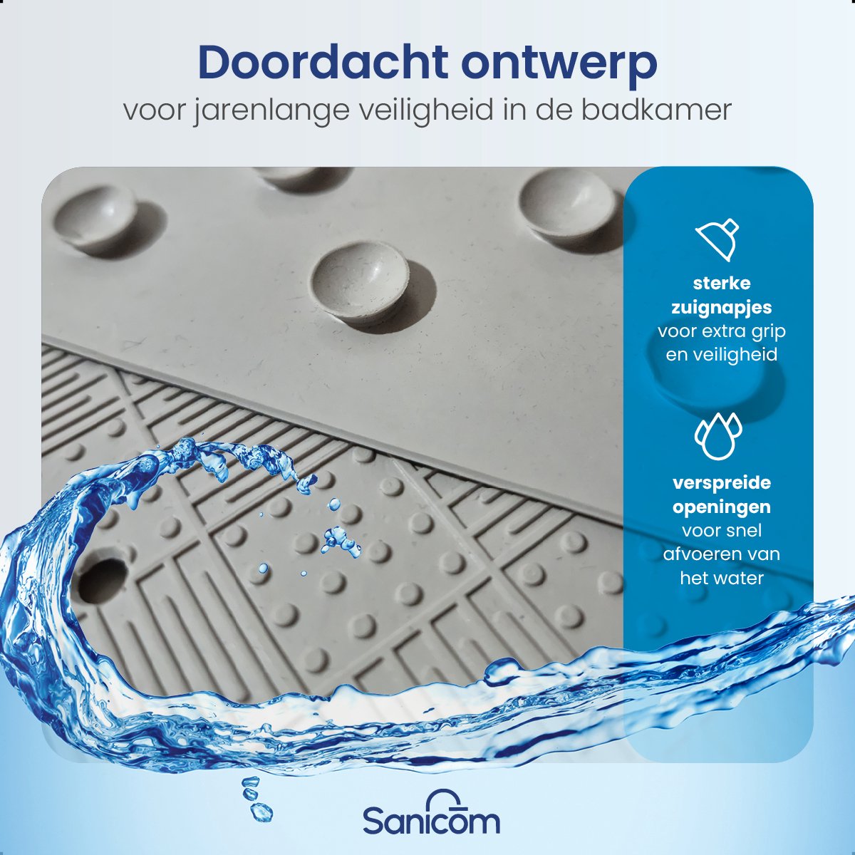Douchemat - Antislip Mat - Antislipmat Douche - Badmat ...