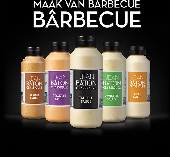 Jean Bâton Classiques Pepper Sauce knijpfles - 250ml - 6 Flessen ...