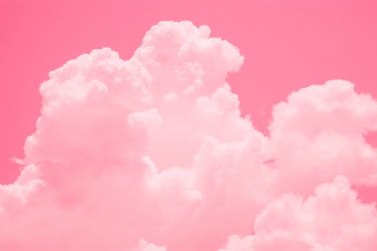 Fotobehang Roze Wolken - Vliesbehang - 254 x 184 cm | bol