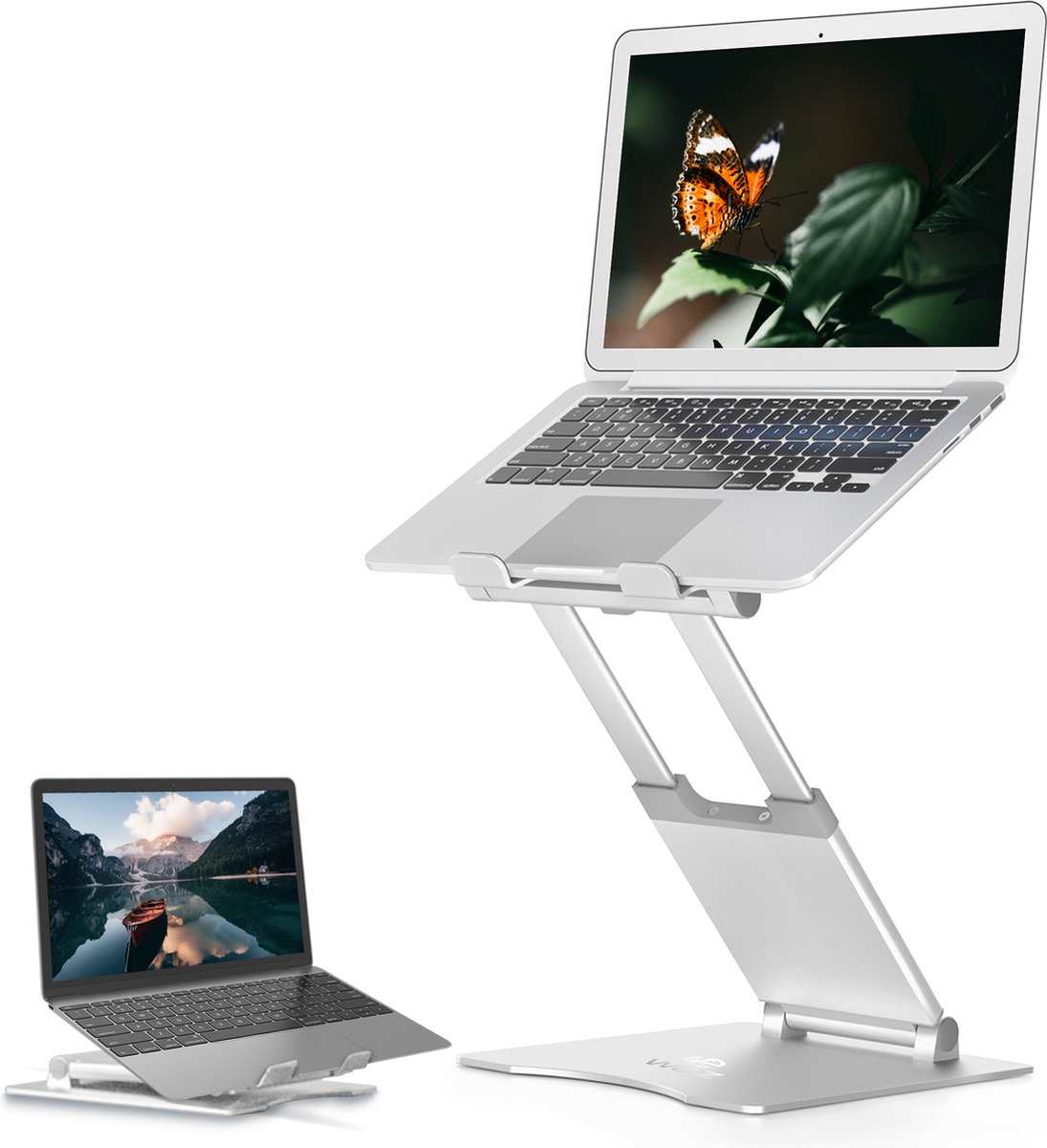 W&Z Laptop Standaard Ergonomisch - Aluminium Laptop Verhoger - Staand ...