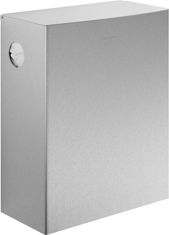 RVS hygiëne afvalbak WP177-2 12l met dispenser voor plastic zakjes van ...