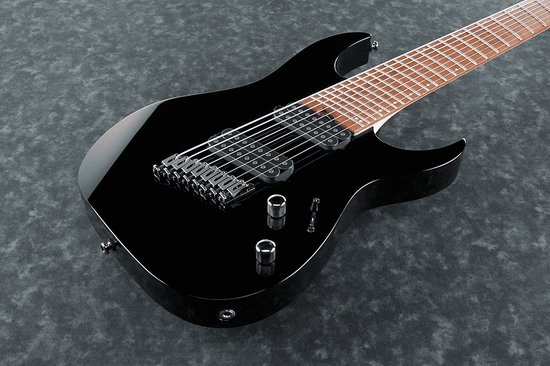 Elektrische gitaar Ibanez RGMS8-BK Black Multiscale 8-string | bol