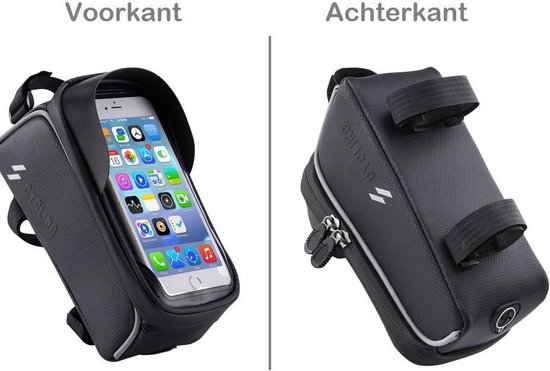 Telefoonhouder Fiets - Fietshouder met Opbergvak - Smartphone GSM ...