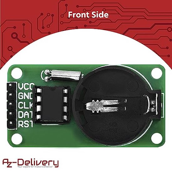 AZDelivery 5 x DS1302 Serial Real Time Clock RTC Real Time Clock Module compatibel met... | bol