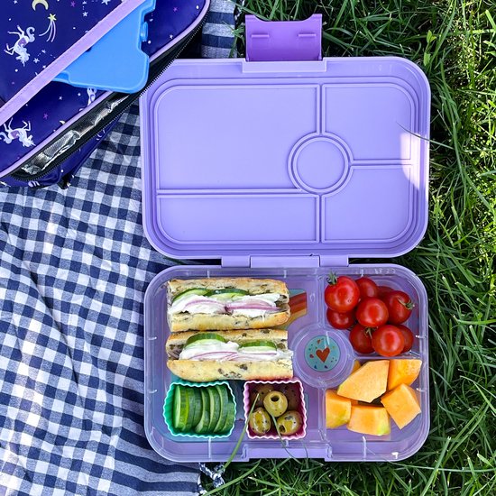 Yumbox Tapas XL - lekvrije Bento box lunchbox - 4 vakken - Seville ...