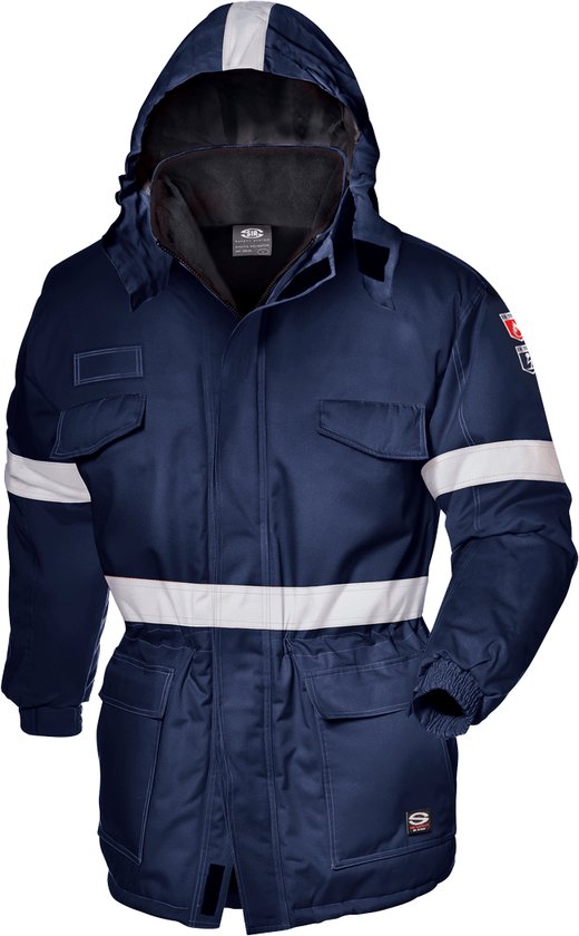 SIR SAFETY HEAVY CARBOFLAME JACKET Werkjas Heren, Blauw ...