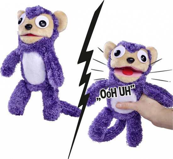 Simba Apenknuffel - Pluche aap met geluid voor 5 jaar en ouder | bol