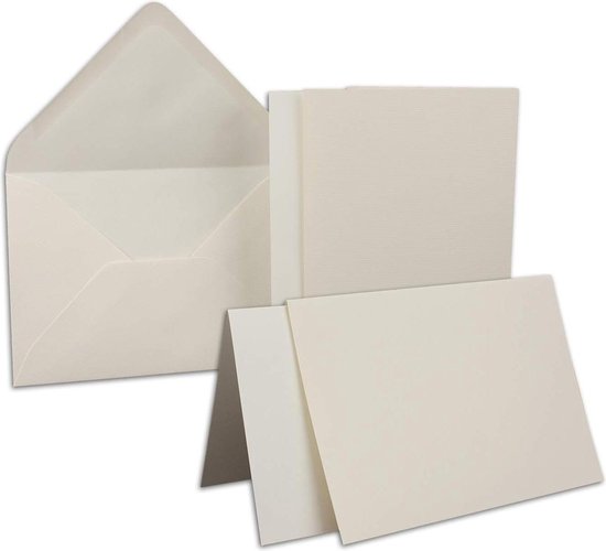Padded Envelopes with Insert Ribbed - Pack of Cards DIN A6/C6 Natural ...