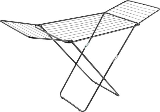 Droogrek voor Kleding 18M Zwart - Ruimtebesparend Design | bol
