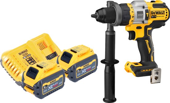 DeWalt DCD 999 T2 accu klopboormachine 18 V 95 Nm borstelloos + 2x accu ...