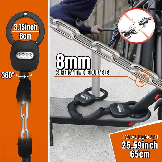 Solacis Handboeislot - Handboei slot - Voor elektrische step ...