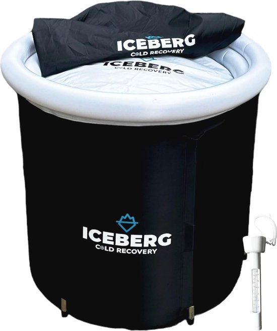 Draagbaar IJsbad met Thermometer en Deksel - Koud Water Therapie - 320L ...