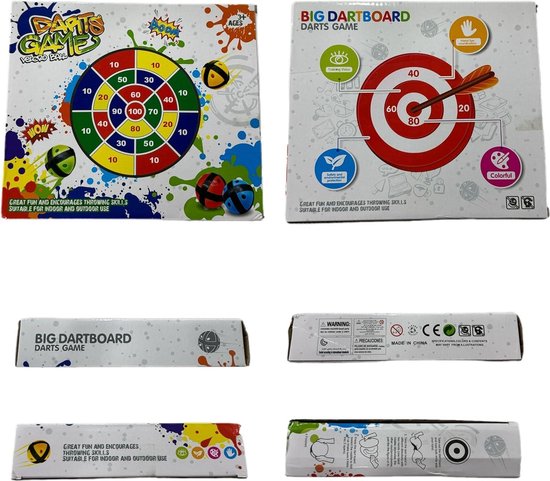 Velcro Dart Board for Kids - Indoor and Outdoor Throwing Game ...