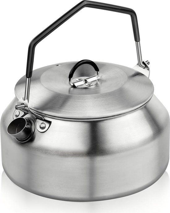 Compact en Draagbare RVS Waterkoker voor Buitenactiviteiten en Camping ...