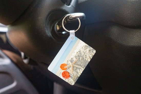 Sleutelhanger - Schelpen - Zeester - Zand - Uitdeelcadeautjes - Plastic ...
