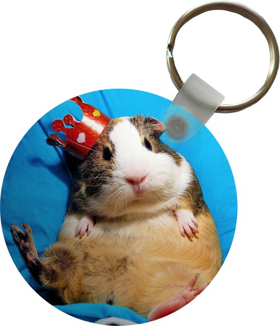 Sleutelhanger - Cavia - Grappig - Kroon - Kinderen - Jongens - Meisjes ...