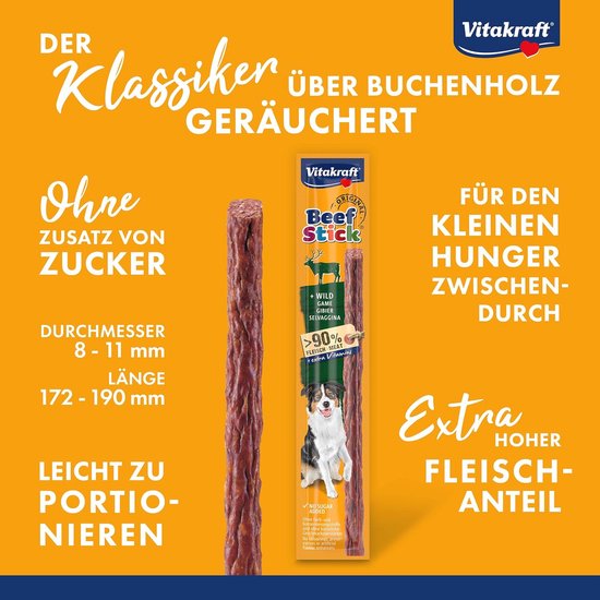Honden kauwsnacks Beef-Sticks - Gezonde en smakelijke traktatie voor ...