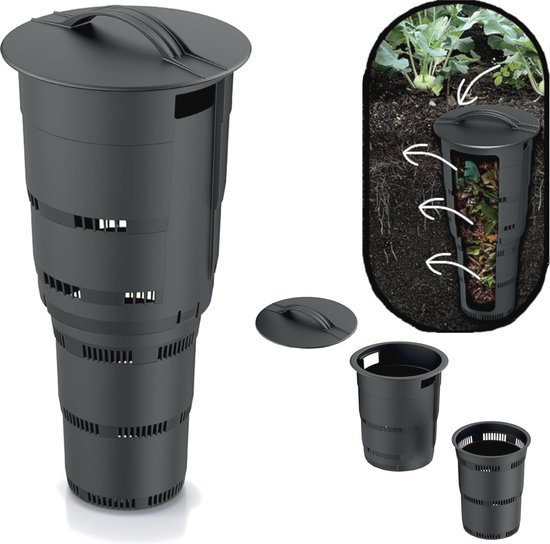 Ondergrondse compostbak voor biologisch afval - 11 L - Duurzaam en ...