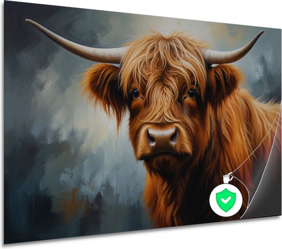 Koe poster - Dier posters - Poster Ogen - Wanddecoratie landelijk ...