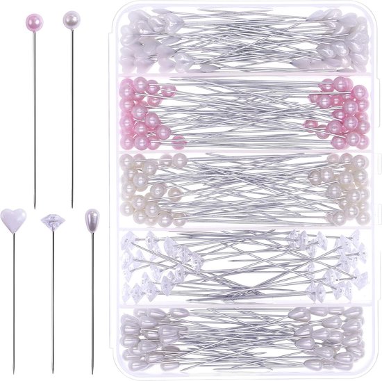 Épingles à Fleurs Épingles à Bouquet Épingles à Corsage 5 Styles - 240 Pièces Épingles... | bol