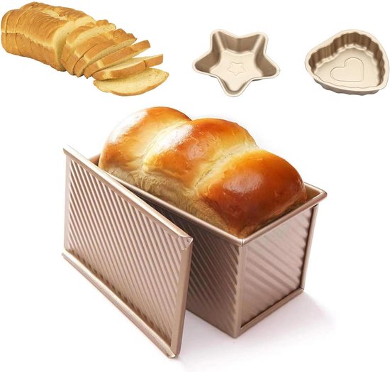 Bakvorm 12 x 19 x 11 cm - Aluminium Toastbrood Bakvorm - Broodvormen ...