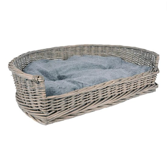Rieten Hondenmand Met Kussen - Hondenbed Hondensofa Voor Comfort ...
