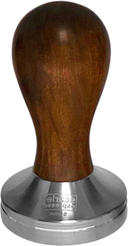 Tamper "Classic" stijlvol espresso stempel 58 mm - ergonomische greep ...