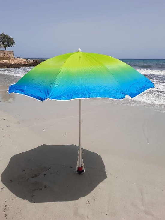 Parasolvoet Vario Drill wit voor strand - aarde - weide - tuin - vrije ...