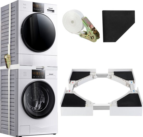Universele stapelset, accessoires voor wasmachine/droger, universeel ...