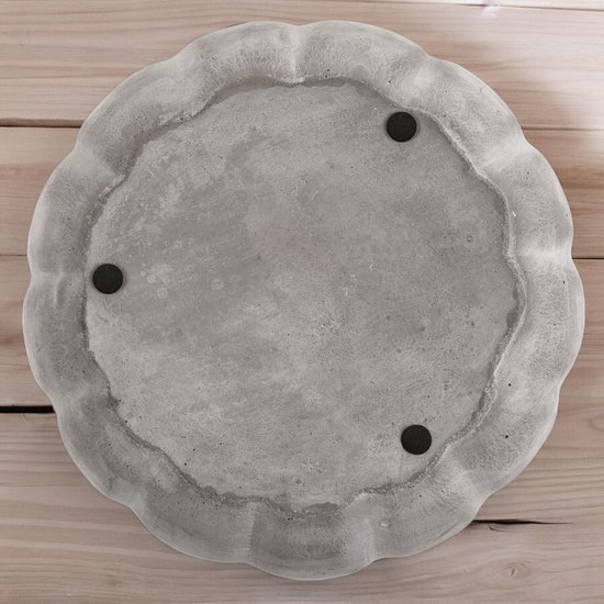 Vogelbad van cement - vorstbestendige tuindecoratie voor wilde vogels ...