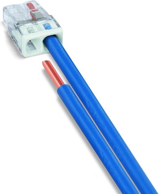 Compact-verbindingsklemmen transparant - verpakking van 40 - hoge ...