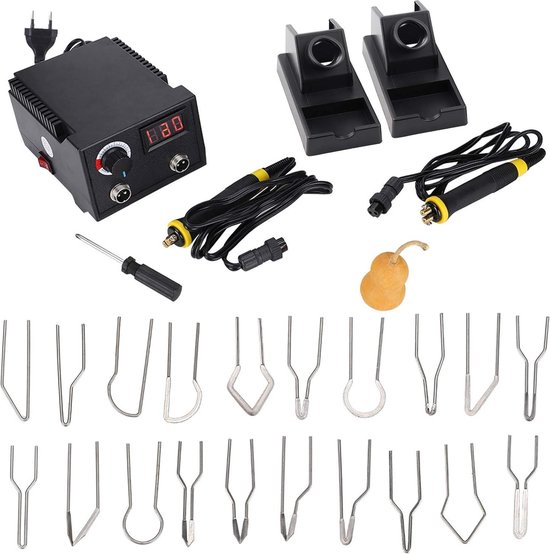 32-piece Wood Burning Set with Adjustable Temperature - Pyro Engraving Machine [EU Plug] | bol