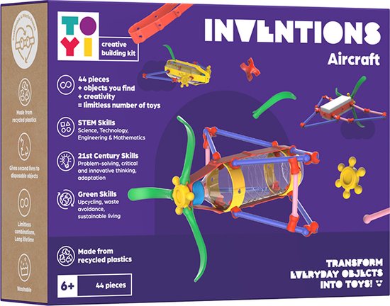 Toyi Inventions Aircraft Building Kit. | bol
