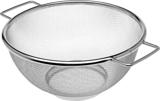 Vilde Vergiet Edelstaal 20 cm - Keuken zeef met handvatten - Roestvrij ...